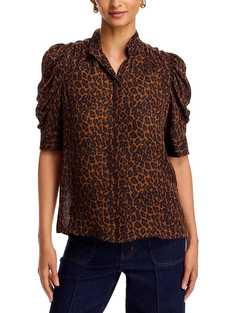 FRAME Frame The Gillian Silk Top